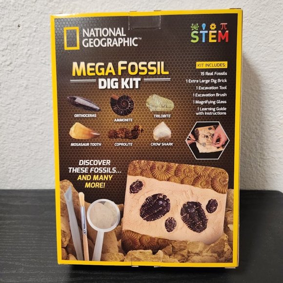 National Geographic | Toys | National Geographic Mega Fossil Dig Kit ...